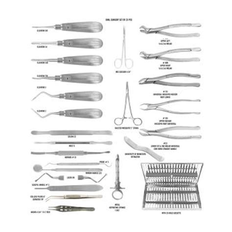 Oral Surgery Set Of 24 Pcs 1382