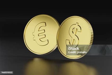 어두운 배경에 달러와 유로 기호가 있는 황금 동전 3d 그림입니다 0명에 대한 스톡 사진 및 기타 이미지 0명 3차원 형태 가격 Istock
