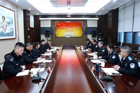 甘肃警察职业学院领导来校考察调研 江苏警官学院