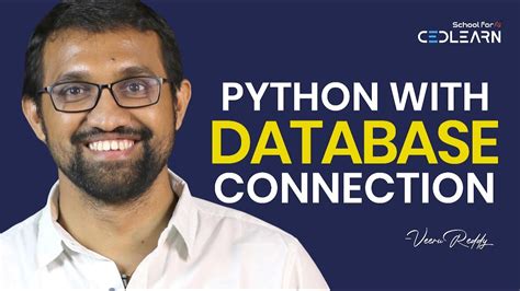 Python With Database Connection 1130 Am Ft Veeru Reddy