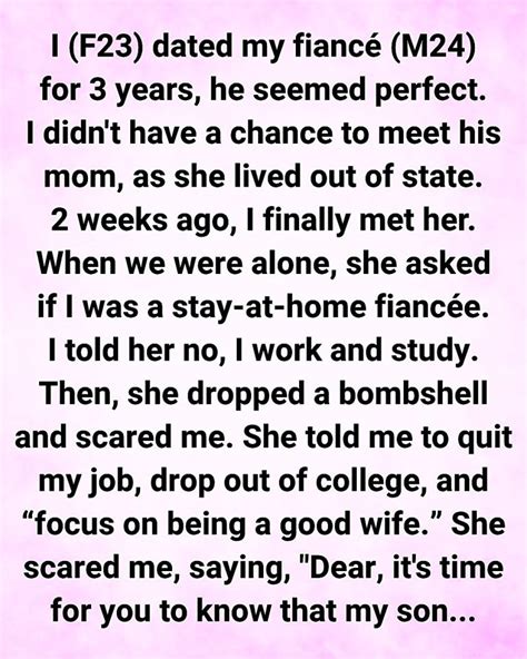 I Refuse To Marry My Fiancé After What His Mother Said To Me Top