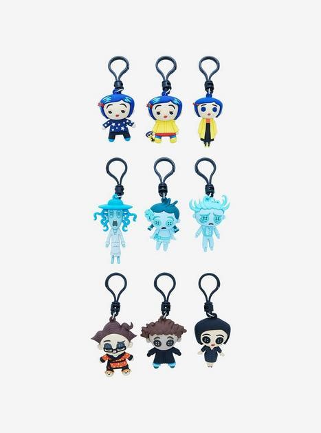 Coraline Characters Series 2 Blind Bag Figural Bag Clip Boxlunch