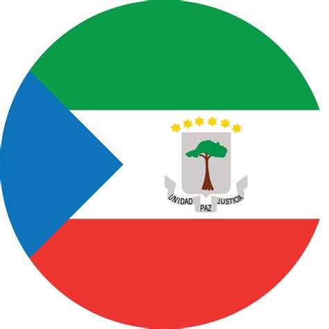 Circle Flag Of Equatorial Guinea 11571429 Png