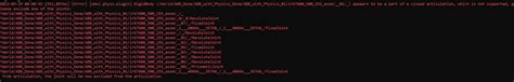 Articulation Issue Revolute And Prismatic Joint Isaac Sim NVIDIA