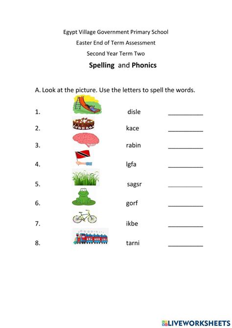 Phonics Choose Correct Spelling 3 Letter Words Worksheet
