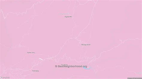 Michigan Bluff Ca Political Map Democrat And Republican Areas In