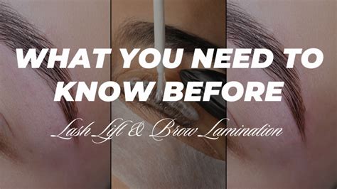 The Need To Know Facts About Brow Lamination And Lash Lifts Showit Blog