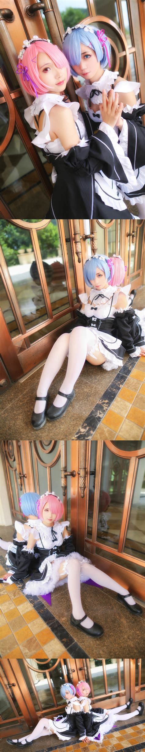 Rem Ram Cosplay Astoundingly Well Maid Sankaku Complex