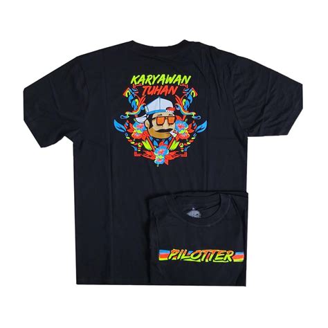 kaos pilotter karyawan tuhan limited edition cewek cowok bisa pakai