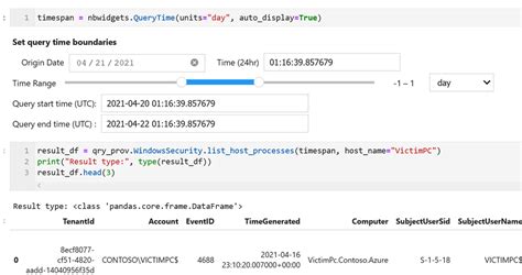 Msticpy And Jupyter Notebooks In Azure Sentinel An Update Microsoft