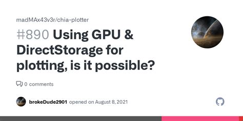 Using Gpu And Directstorage For Plotting Is It Possible · Issue 890