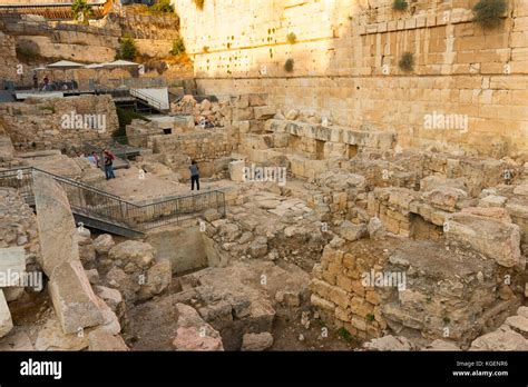 Israel The Holy Land Jerusalem Old City Azarat Yisrael Plaza Ophel