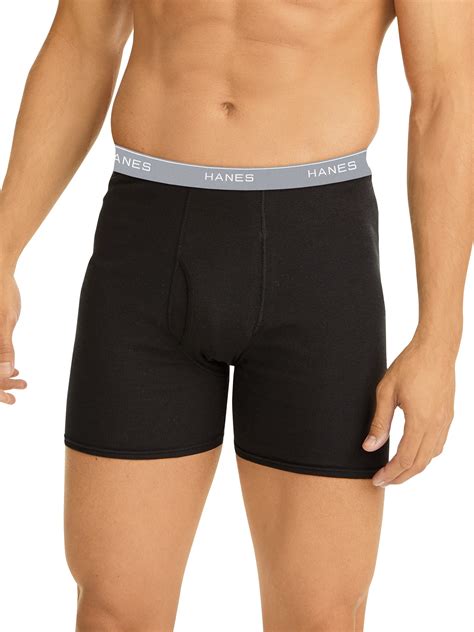 Hanes Hanes Mens Tagless Boxer Briefs 3 Pack