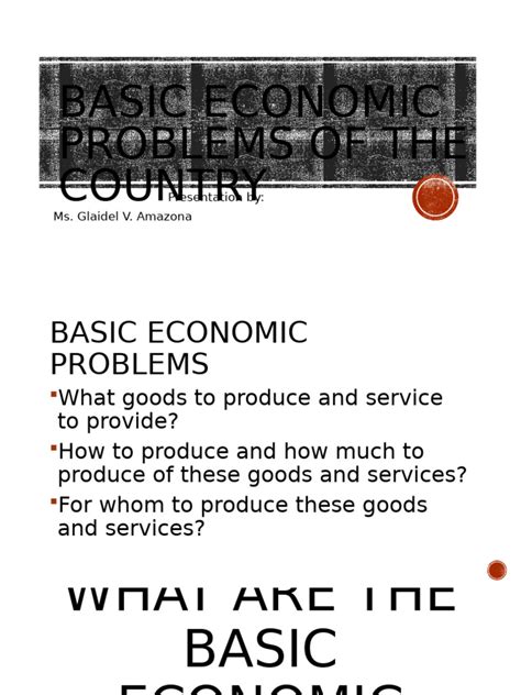 Basic Economic Problems Pdf Unemployment Poverty