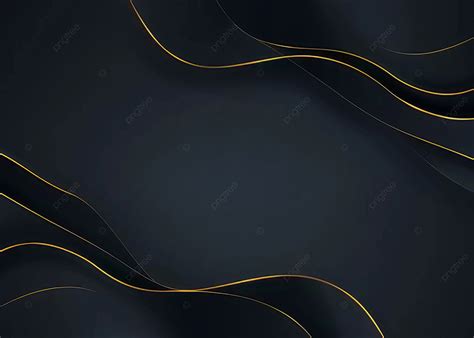 우아한 골드 라인이 있는 고급스러운 검정색 배경 검은 배경 골드 라인 고급스러운 디자인 배경 일러스트 및 사진 무료 다운로드 Pngtree