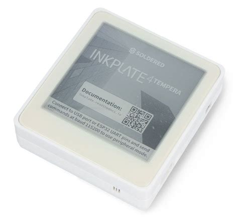 Inkplate 4 Tempera E Paper Display 38 600x600px Esp32 With