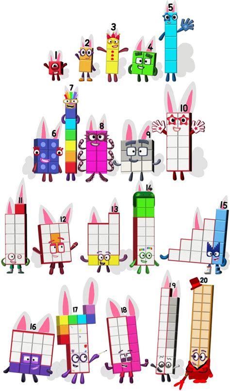 Numberblocks Rabbit 1 19 Magical Twenty Sexy