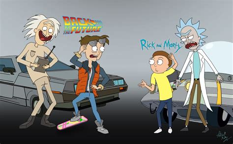 Patrick Mota Doc And Marty Meet Rick And Morty