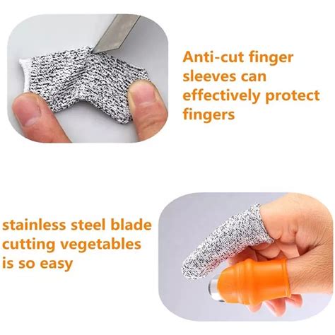 قیمت و خرید چاقوی میوه چینی مدل 6in1 به همراه محافظ انگشت بسته 12 عددی