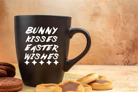 Bunny Kisses Easter Wishes Graphic By Bd Crafter · Creative Fabrica