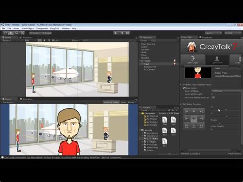 Free Video Adding A Talking Avatar To A D Game Scene In Unity From