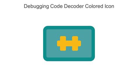Debugging Code Decoder Colored Icon In Powerpoint Pptx Png And Editable