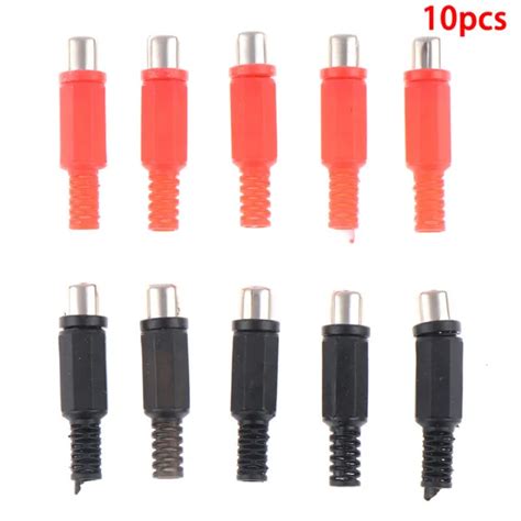 50v 05a Rca Audio Connectors Female Welding Jack Cold Pressure Socket
