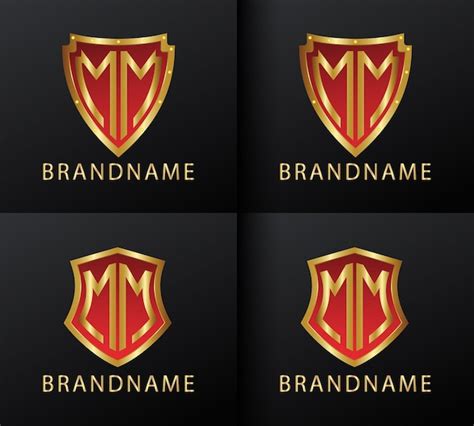 Premium Vector Modern Monogram Initial Letter Mm Logo Design Template