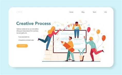 Event Manager Or Service Web Banner Or Landing Page Set Stock Vector
