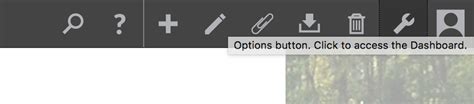 Dashboard Button