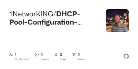 Github 1networkingdhcp Pool Configuration Cisco Packet Tracer
