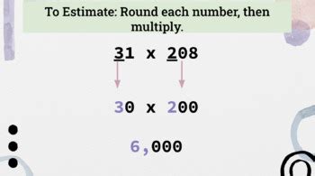 Topic 3 6 Multiply Whole Numbers With Zeros By Missbellows TPT