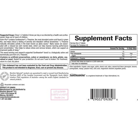 Buy Calm Pro Chewable 90 Chewables Supplement Online Spectrum