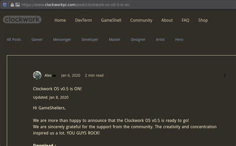 What Is Clockworkos Devterm Clockworkpi