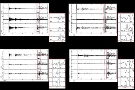 Example Of Sks Seismic Phase On 3 Components Teleseismic Data M 66