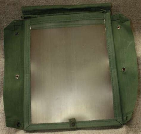 A Large Size 44 Pattern Webbing Map Case 1945 Dated Example In Webbing