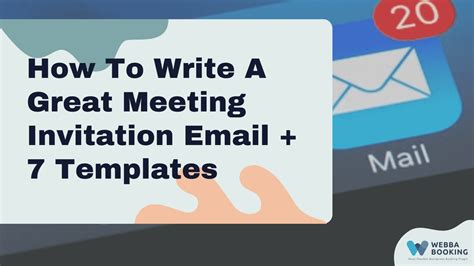 How To Write A Great Meeting Invitation Email 7 Templates