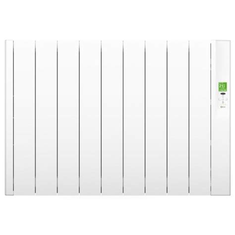 Radiateur électrique horizontal à fluide caloporteur sygma blanc 750w