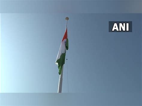 Independence Day 2022 108 Feet Tall Tricolour Installed In Baramulla