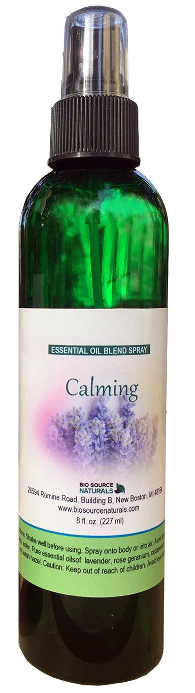 Buy Calming Essential Oil Blend Spray Biosource Naturals Store Bio Source Naturals