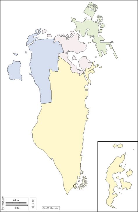 Bahrain D Maps Free Map Free Blank Map Free Outline Map Free