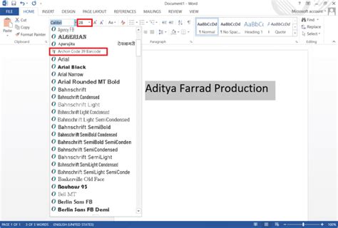 How To Generate Barcode Using Microsoft Word TechCult
