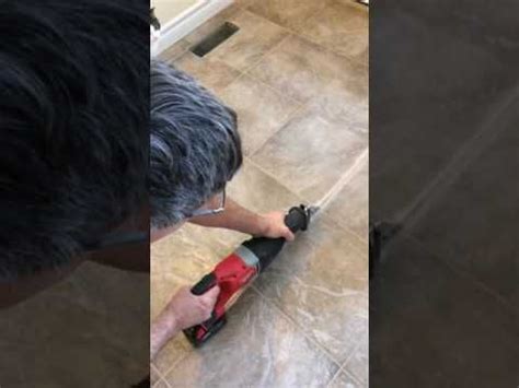 How To Remove Grout The Fast Way YouTube How To Remove Grout Floor Tile Grout Grout