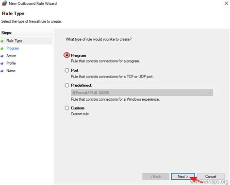 how to block a program in windows firewall windows 10