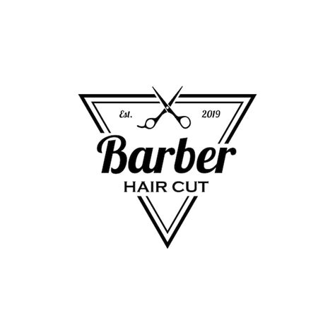Premium Vector Barber Logo Design Barbershop Emblem