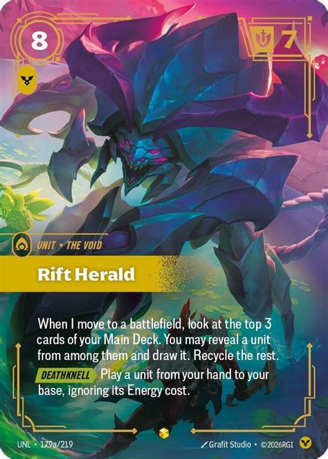Rift Herald Alternate Art Unleashed Riftbound League Of Legends