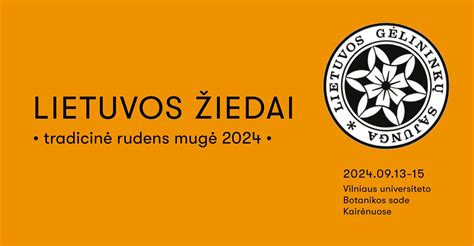 Tradicinė Rudens Mugė „lietuvos žiedai 2024 Lu