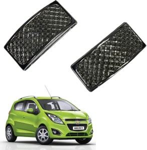 Inspire Dmax Car Side Lamp Indicator Grill Jali Type Chrome Finishing Cover Car Side Lamp