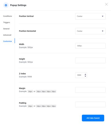 Popup Builder Woolentor
