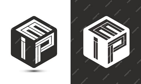 Premium Vector Eip Letter Logo Design With Illustrator Cube Logo